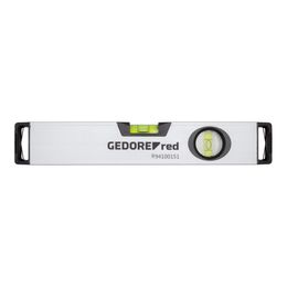 Gedore RED Wasserwaage, magnetisch, 300 mm lang, mit Vertikal- und Horizontal-Libelle, Messgenauigkeit +/- 0,5 mm/m, R94100151 (3301424)