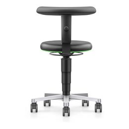 bimos Labor Hocker Skintec schwarz Sitzh&ouml;he 450-650 mm Flex-St&uuml;tze (9463L-4000-3280-1F)