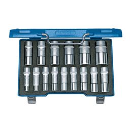 Gedore D19 KMU-20 Steckschl&uuml;sselsatz, Set 15tlg, Doppel 6-kant, 1/2 Zoll, 10-24mm, f&uuml;r KFZ, 2190214)