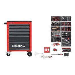 Gedore RED Wkz.Satz i.Wks.Wagen MECHANIC rot 166tlg (3301668)