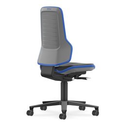 bimos Arbeitsdrehstuhl Neon Skintec Flexband blau 450-620 mm Permanentkontakt (9563-4000-3277)