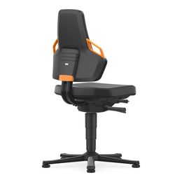 bimos Arbeitsdrehstuhl Nexxit Skintec Griff orange Sitzh&ouml;he 450-600mm (9030-4000-3279)