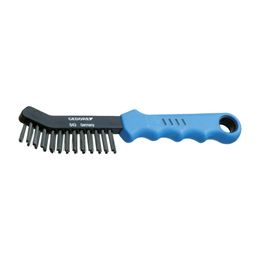 Gedore Bremssattel-B&uuml;rste, f&uuml;r Bremssattel, Borsten 21 mm, mit Kunststoffgriff, Drahtb&uuml;rste, 225 mm lang, 643 (6531440)