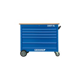 Gedore Rollwerkbank 6 Schubladen 4x Typ 1, H = 75 mm 2x Typ 3, H = 155 mm (3127796)