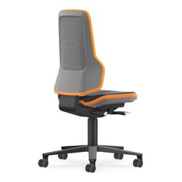 bimos Arbeitsdrehstuhl Neon mit Rollen Skintec Flexband 450-620mm Permanentkontakt (9563-4000-3279)