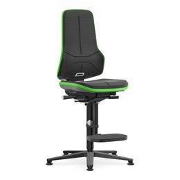 bimos Hochstuhl Neon Skintec Flexband gr&uuml;n Sitz 590-870 mm Permanentkontakt (9561-4000-3280)