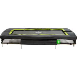 Bodentrampolin EXIT "Silhouette", schwarz (schwarz, schwarz), Trampoline, Kinder, B/L/T: 153cm