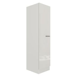 Vorratsschrank Flex-Well "Lund", grau (lichtgrau, rauchgrau), B:50cm H:200cm T:57,1cm, Holzwerkstoff, Schr&auml;nke, Vorratsschrank, (B x H x T) 50 x 200 x 57 cm, mit viel Stauraum