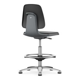 bimos Arbeitsstuhl Labsit Skintec Sitz-H. 520-770 mm Sitzschale anthrazit Gleiter (9121-4000-3285-525)
