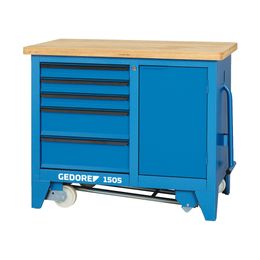 Gedore Rollwerkbank, Ma&szlig;e: H 900 x B 1100 x T 652 mm (6621780)