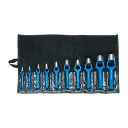 Gedore Henkellocheisen-Satz, Set 7-teilig, &Oslash; 4 - 16 mm, Gummi Leder Dichtungen Stoff, rund, Stanzeisen, 57305 (2646382)