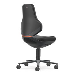 bimos ESD Texon Stuhl Skintec schwarz Sitzh&ouml;he 450-620 mm mit Rollen (9173E-4000)