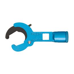 Gedore Hahnblockschl&uuml;ssel, 1/2", f&uuml;r Euro-Konus-Hahnbl&ouml;cke mit Nocken-/Sechskantverschraubung, flach, 381030 (2233665)