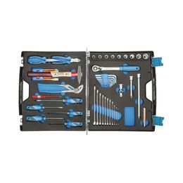 Gedore Werkzeugkoffer TOURING, Set 49-teilig, gef&uuml;llt, universal, Werkzeug, f&uuml;r Haushalt, im Kunststoff-Koffer, 1000 (6600780)