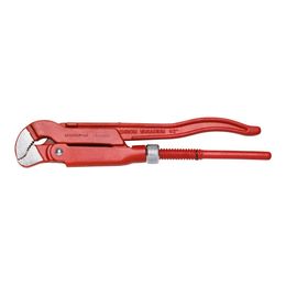 Gedore RED 45&deg; abgewinkelte Eck-Rohrzange, Spannweite 40 mm/1 Zoll, S-Maul, massiv, Zahnung versetzt, R27140010 (3301167)