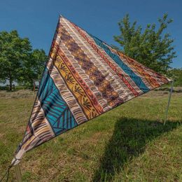 Bent Sonnensegel TC-Zip Canvas Africa Druck