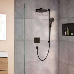 Hansgrohe LivaFine Unterputz-Duschsystem mit Thermostat, 15622670#Set5,