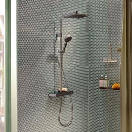Hansgrohe Activera Q Aufputz-Duschsystem mit Thermostat, 28649000,