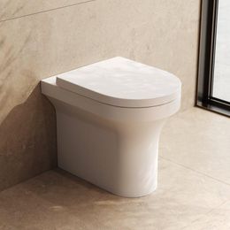 Artiviana Desiderio Stand-WC back to wall, T03AD011BIWH+T03AD011BIWHX, back to wall