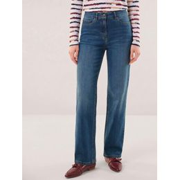 Walbusch 5 Pocket Jeans mit weitem Bein