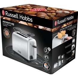 Russell Hobbs 24080-56 Adventure Toaster Edelstahl geb&uuml;rstet / schwarz