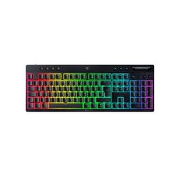 Razer BlackWidow V4 Low-profile HyperSpeed (Orange Switch), Schwarz (FUNK, Bluetooth, USB-C, Taktil, DE-Layout)
