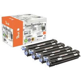 Peach C707 4 Toner (bk, c/m/y) ersetzt Canon CRG-707, 9424A004, 9423A004, 9422A004, 9421A004 f&uuml;r z.B. Canon ISensys LBP -5000 (wiederaufbereitet)