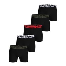 Bj&ouml;rn Borg Cotton Stretch Trunks Big Logo 5P Herren Boxershort