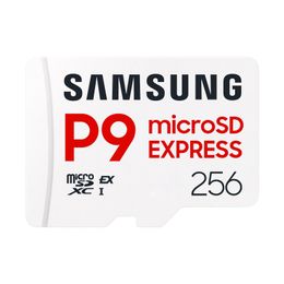 Samsung microSD P9 Express 256GB, wei&szlig; Speicherkarte