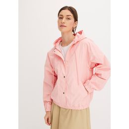 bonprix Oversize Blouson, rosa, Gr.44, Oversize Blouson in ballon&auml;hnlicher Form mit zwei Eingrifftaschen vorne und einer w&auml;rmenden Kapuze mit Kordelzug