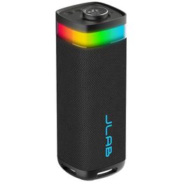 JLab JBuds Party Speaker schwarz (RGB-Beleuchtung, IP56-Wasserdichtigkeit, USB-C, Bluetooth, 30 Watt)