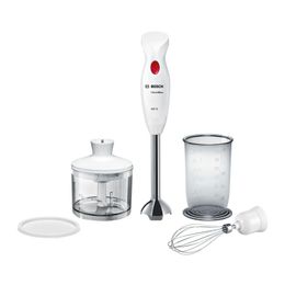 Bosch MSM24500 Stabmixer 400 Watt Metall-Fu&szlig; wei&szlig;/deep red