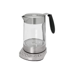 Bomann ProfiCook PC-WKS 1020 G Tee- und Wasserkocher mit Temperaturwahl Glas / Edelstahl