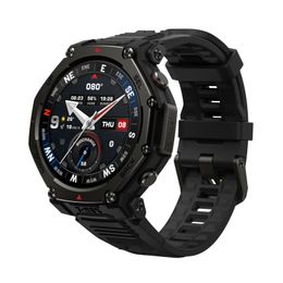Amazfit T-Rex 3 Pro, 48mm, Tactical Black Smartwatch (Herzfrequenzmessung, Schlaf&uuml;berwachung)