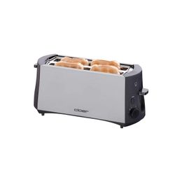 Cloer 3710 Toaster chrom matt/schwarz