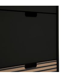 Tchibo - 2er-Schuhschrank &raquo;Ryker&laquo; - 59,8x19,5x124cm - schwarz - Holz / Kunststoff / Metall