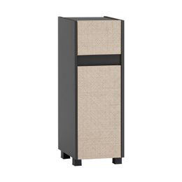 Tchibo - Highboard &raquo;Sander&laquo; - 30,2x33x84,8cm - anthrazit - Holz / Kunststoff / Metall