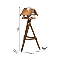 Tchibo - Vogelhaus &raquo;Goldener Oktober&laquo; inkl. St&auml;nder - wei&szlig;