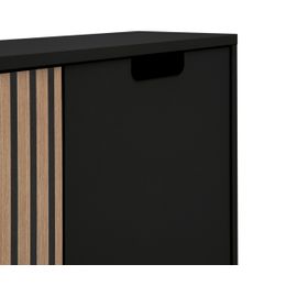 Tchibo - Kommode &raquo;Ryker&laquo; - 59,8x19,5x124cm - schwarz - Holz / Kunststoff / Metall