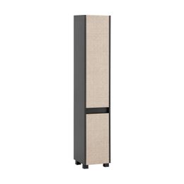 Tchibo - Hochschrank &raquo;Sander&laquo; - 30,2x33x164,5cm - anthrazit - Holz / Kunststoff / Metall