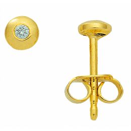 Adelia&acute;s Paar Ohrh&auml;nger ADELIA&acute;S, gold, Ohrringe, Damen, Damen, 0,05 VVS = sehr sehr kleine Einschl&uuml;sse, Gold