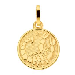 Adelia&acute;s Kettenanh&auml;nger ADELIA&acute;S "333 Gold Sternzeichen Anh&auml;nger Skorpion &Oslash; 11,8 mm", gold, Schmuckanh&auml;nger, Damen, Skorpion, Gold, Kettenanh&auml;nger, Goldschmuck f&uuml;r Damen & Herren