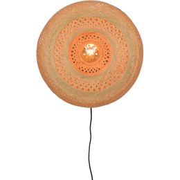 GOOD & MOJO Wandleuchte "Palawan", beige (natur), Leuchten, Wandleuchte