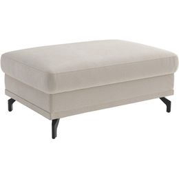 Sit & More Polsterhocker SIT & MORE "Chelsea", creme, B:103cm H:45cm T:69cm, 100% Polyester, Hocker, Polsterhocker, mit praktischen Stauraum