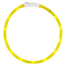 pawberry LED-Hundehalsband gelb 70 cm