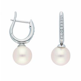 Adelia&acute;s Paar Creolen ADELIA&acute;S "Damen Goldschmuck", silber, Ohrringe, Damen, Damen, Gold, 333 Gold mit Zirkonia Goldschmuck f&uuml;r Damen