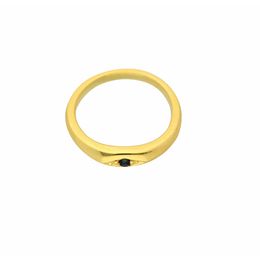Adelia&acute;s Kettenanh&auml;nger ADELIA&acute;S "Anh&auml;nger Taufring 585 Gold ( 14K ) mit Saphir", gold, Schmuckanh&auml;nger, M&auml;dchen, Gold, Kettenanh&auml;nger, Goldanh&auml;nger Taufring