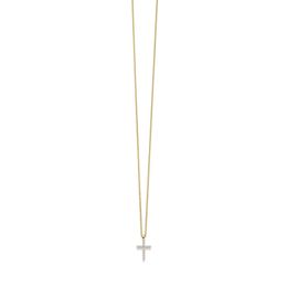 Adelia&acute;s Kette ohne Anh&auml;nger ADELIA&acute;S "Collier Halskette aus 333 Gelbgold", gold, Halsketten, Herren, 45cm, Gold, mit Zirkonia