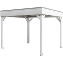 Skan Holz Holzpavillon SKANHOLZ "Toulouse", wei&szlig;, B/H/T: 244cm, Pavillons, 294 x 294 cm
