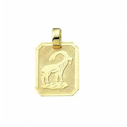 Adelia&acute;s Sternzeichenanh&auml;nger ADELIA&acute;S "Sternzeichen Anh&auml;nger Steinbock 333 Gold ( 8K )", gold, Schmuckanh&auml;nger, Damen, Steinbock, Gold, Goldanh&auml;nger Steinbock